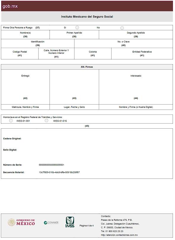 INSTITUTO MEXICANO DEL SEGURO SOCIAL